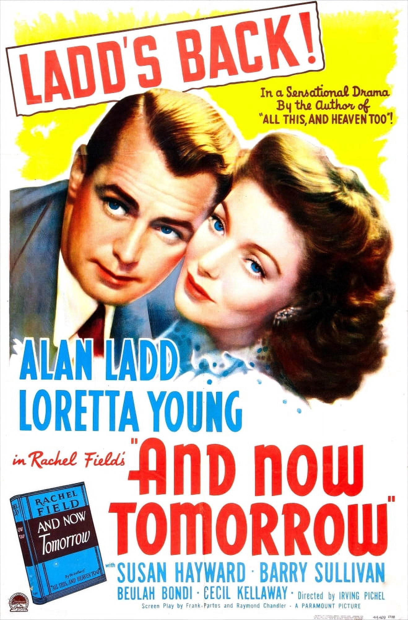And Now Tomorrow Us Poster Alan Ladd Loretta Young 1944 Movie Poster ...