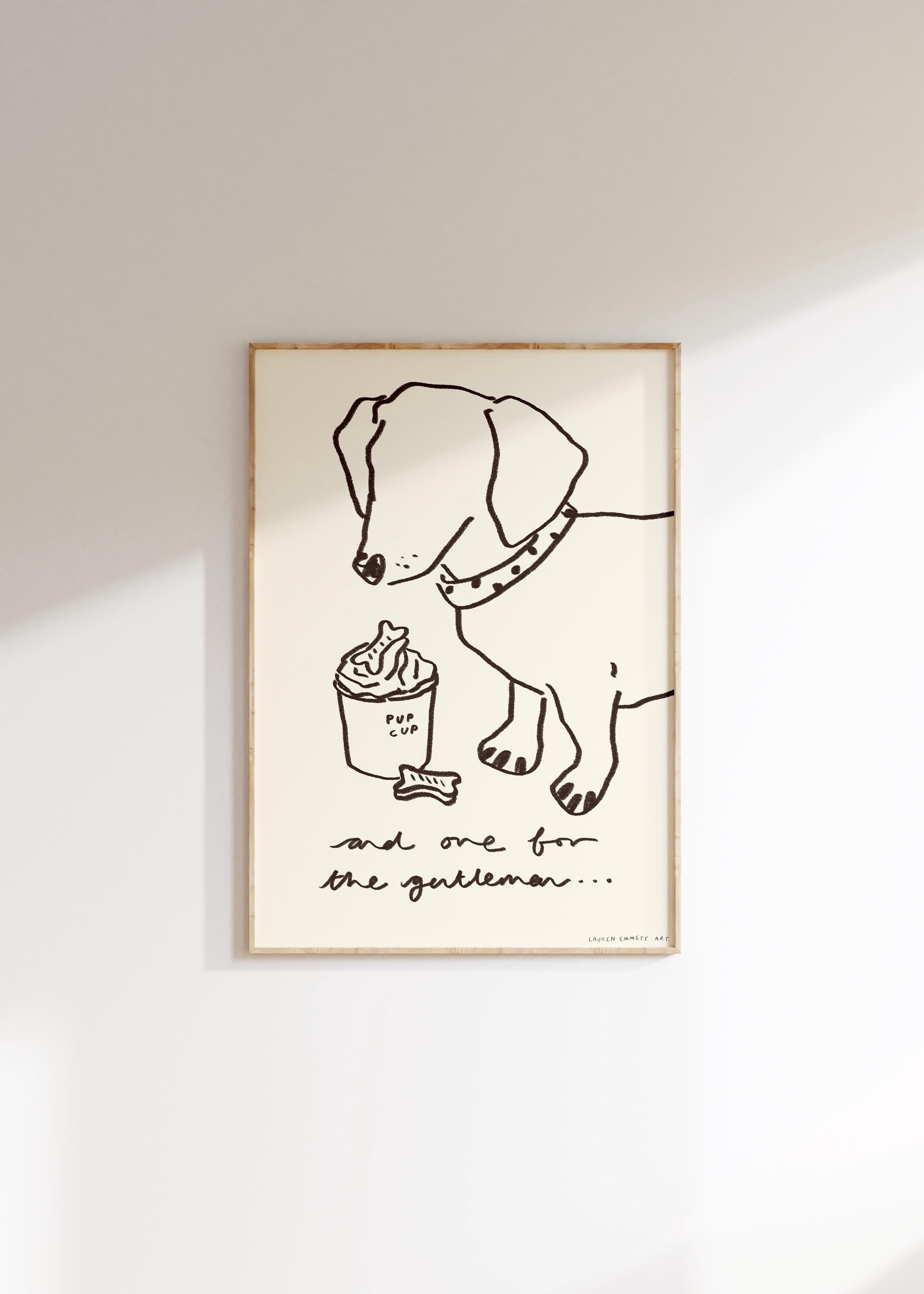 And One For The Gentleman... Wall Print Sausage Dog Poster Dog Lover ...