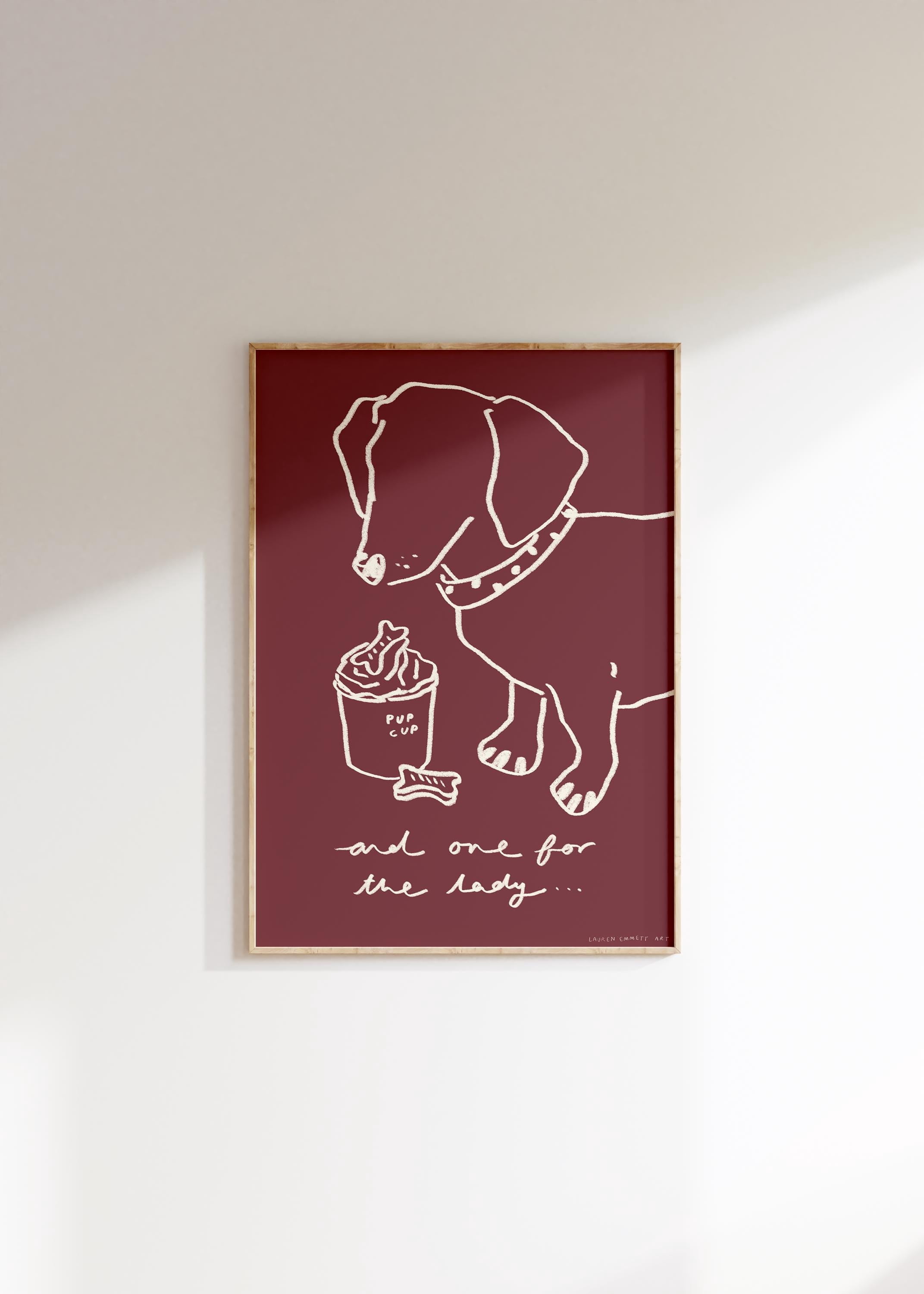 And One For The Lady... Wall Print Sausage Dog Poster Dog Lover Gift ...