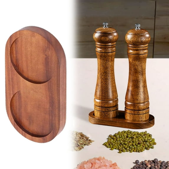 And Pepper Grinder Mill Tray 2 Partitions Pepper Mill Holder General ...