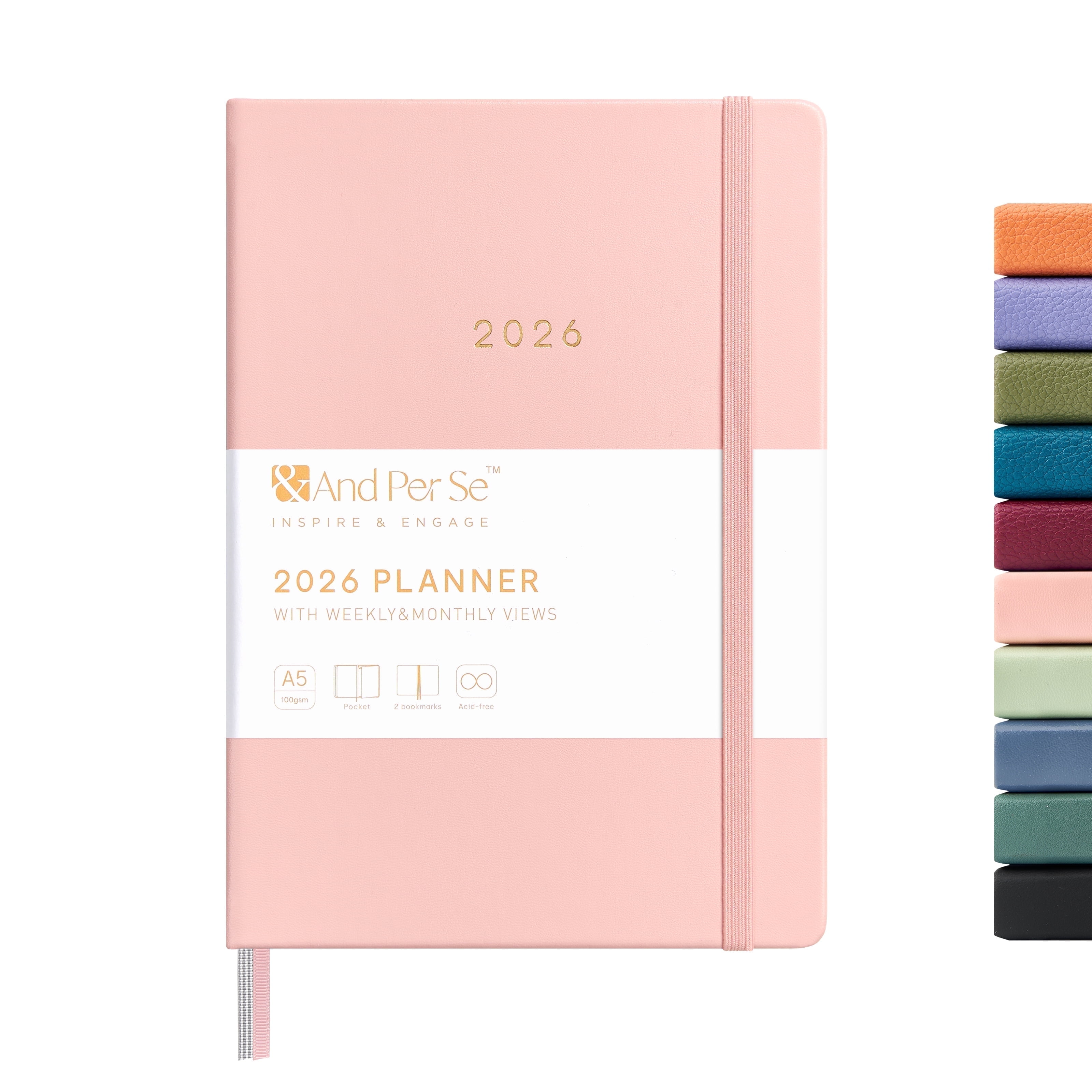 &And Per Se 2026 Planner Calendar 12-Month Weekly, January-December ...