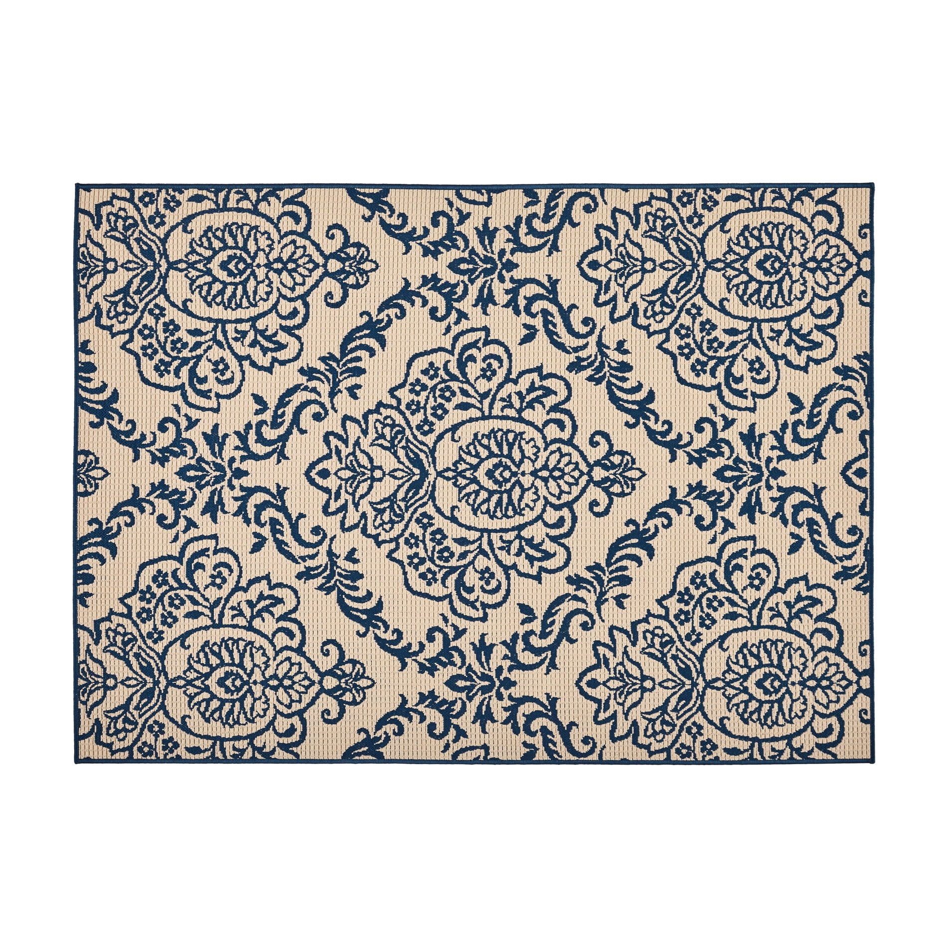 And Polypropylene Outdoor Umbrella Area Rug, 5'3" X 7', Rectangular ...