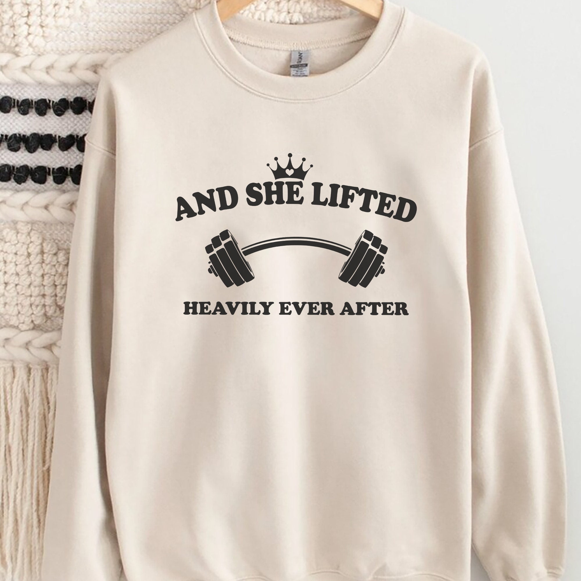 And She Lifted Heavily Ever After Shirt, Trending Unisex Tee Shirt ...