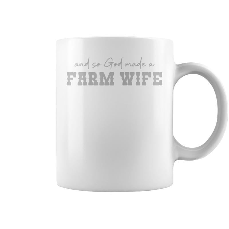 And So God Made A Farm Wife Girl Farm Coffee Mugs - Walmart.com