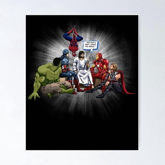 And Thatâ€™S How I Saved The World! Jesus 2019 Poster, Poster Home ...