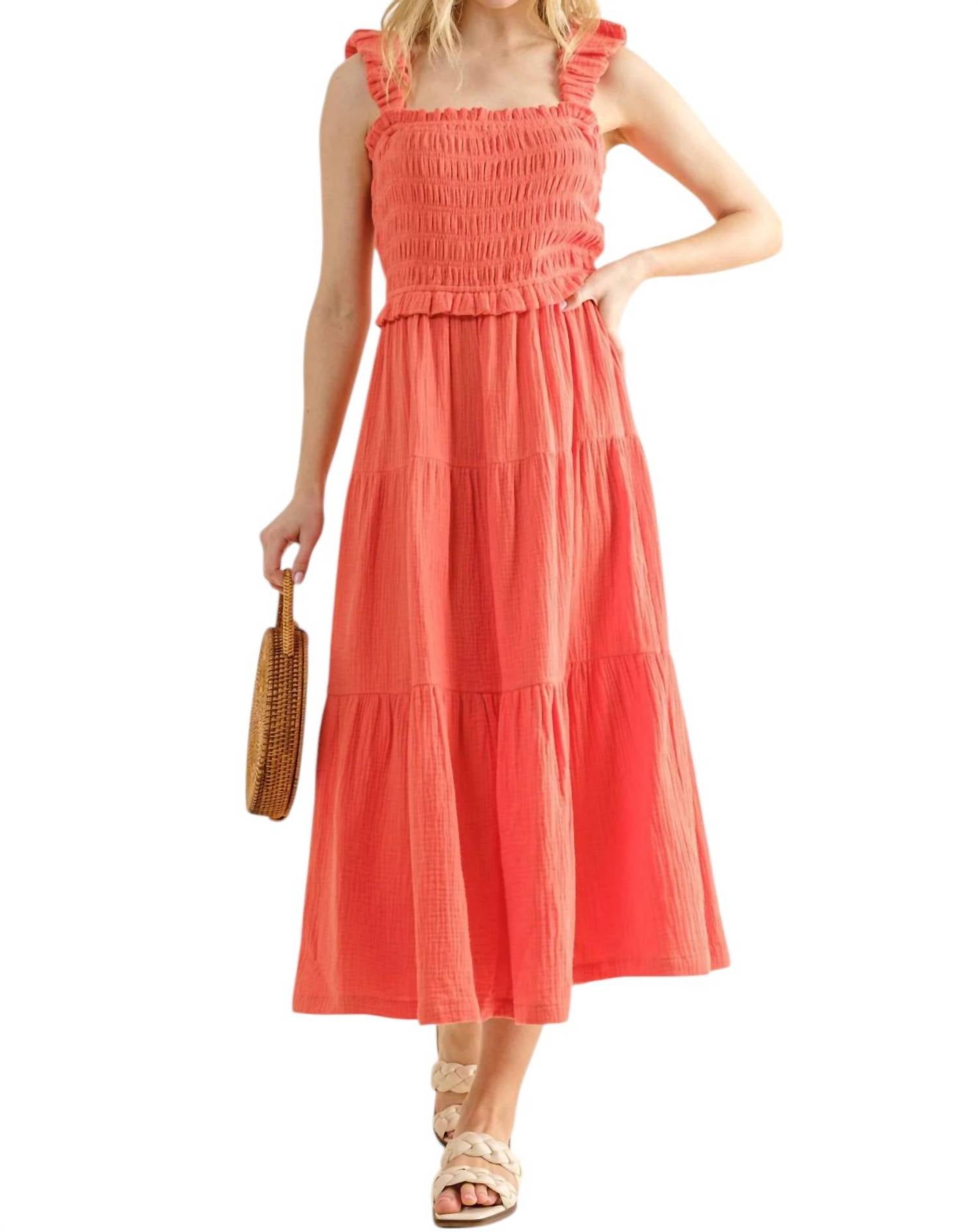 And The Why Meet At Our Spot Maxi Dress - Walmart.com