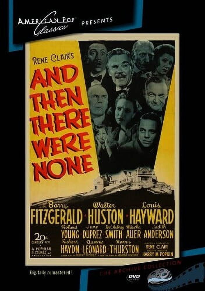And Then There Were None (DVD), American Pop Classic, Mystery ...