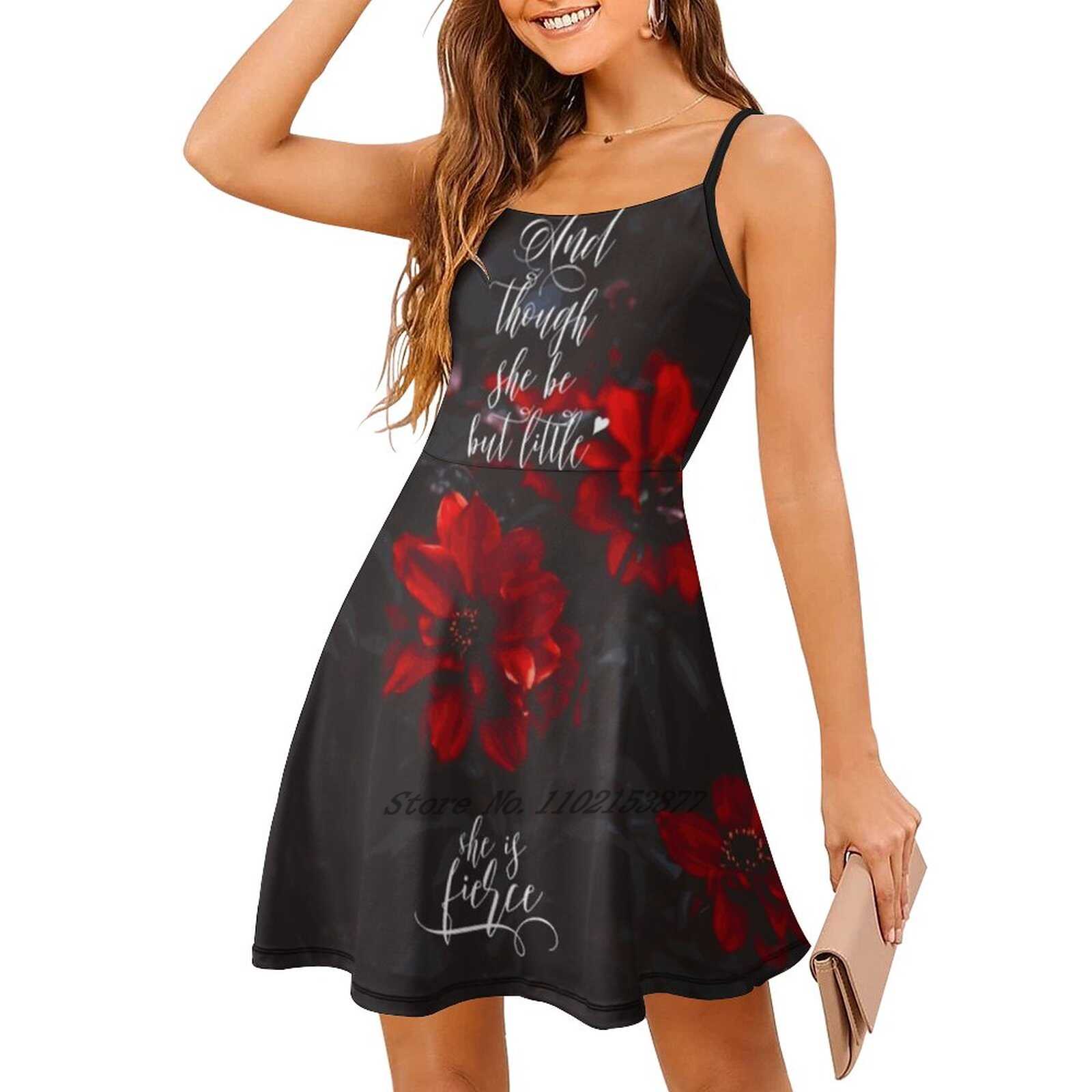 And Though She Be But Little She Is Fierce ( Blood Red Flowers ) Loose ...