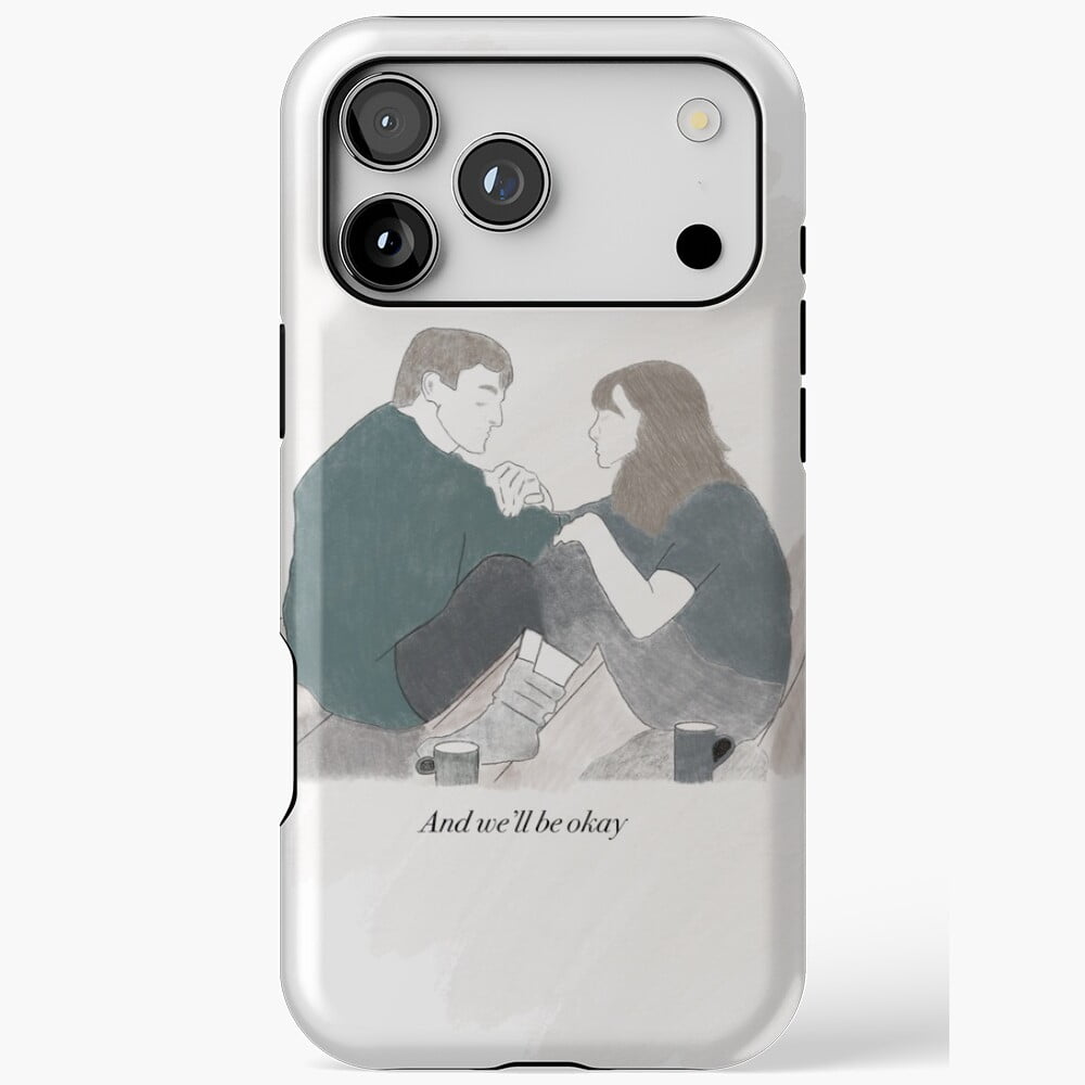 And We Will Be Okay Text Quote Design iPhone Case 11 to 17 Pro Max ...