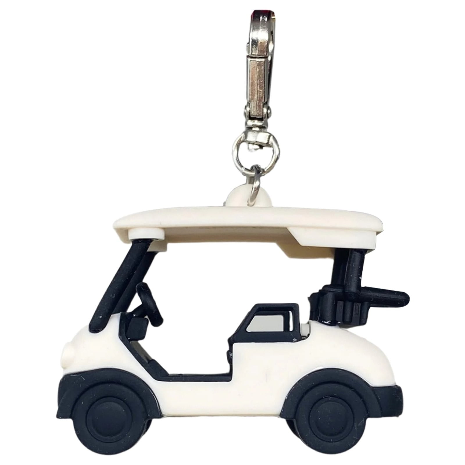 And White with Black Trim Cart Tee And Hand Sanitzer Holder And White ...
