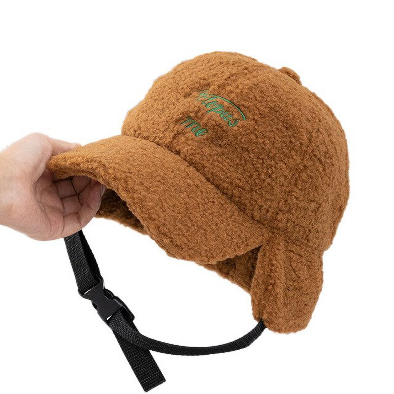 And Winter Retro Aviator Lamb Wool Letters Cycling Lei Feng Cap Men And ...