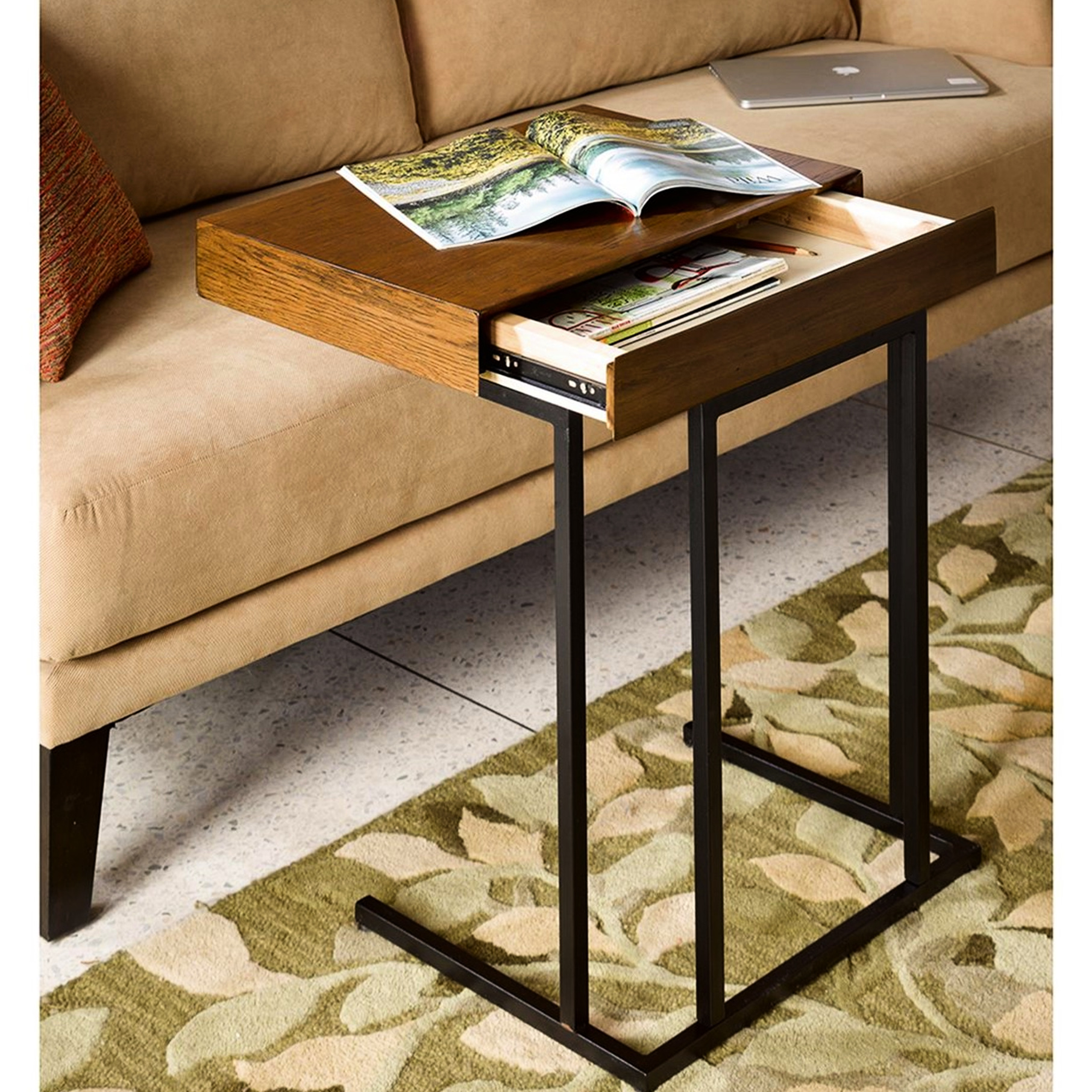 And Wood Pull Up Workstation - Metal Base For Effective Work Table With ...