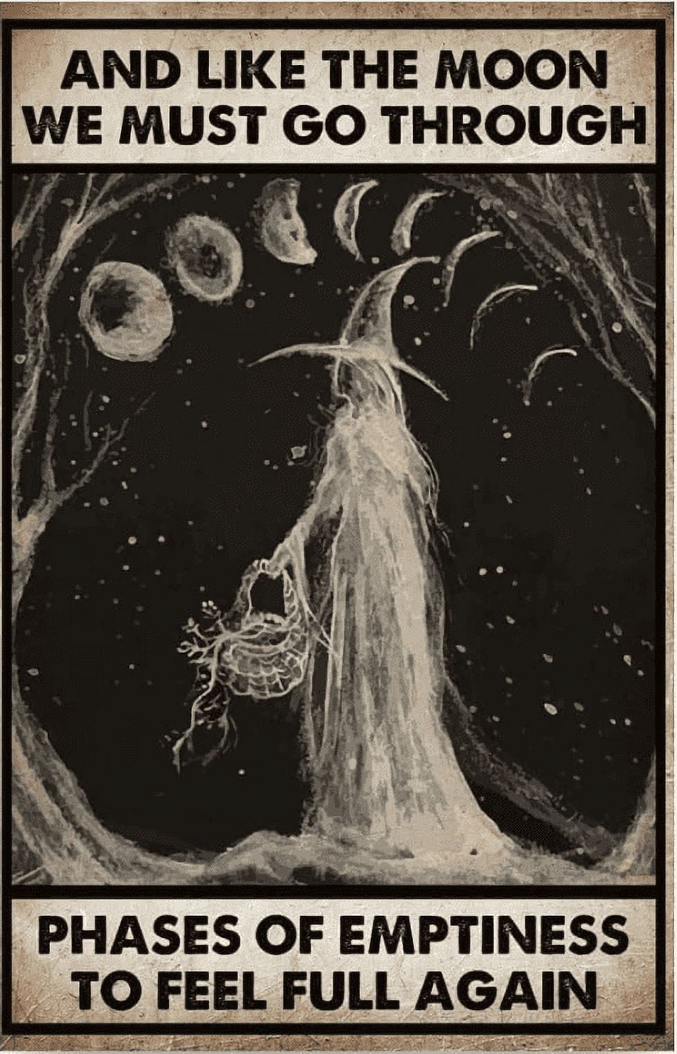 And like the moon we must go through phases of emptiness to feel full ...