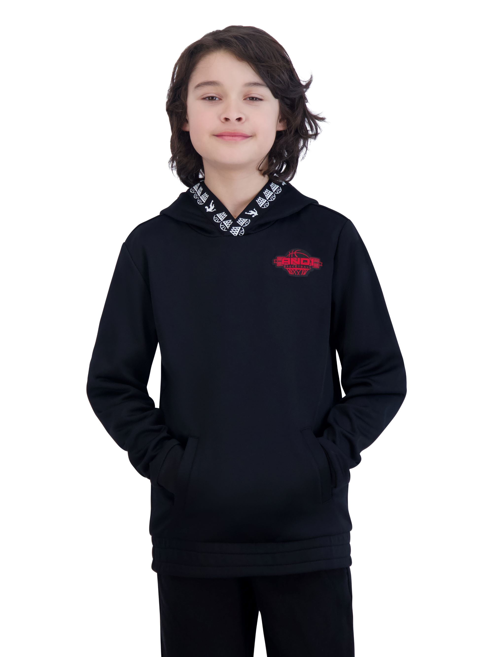 And1 Boy's Active Reversible Hoodie, Sizes 4-18 - Walmart.com
