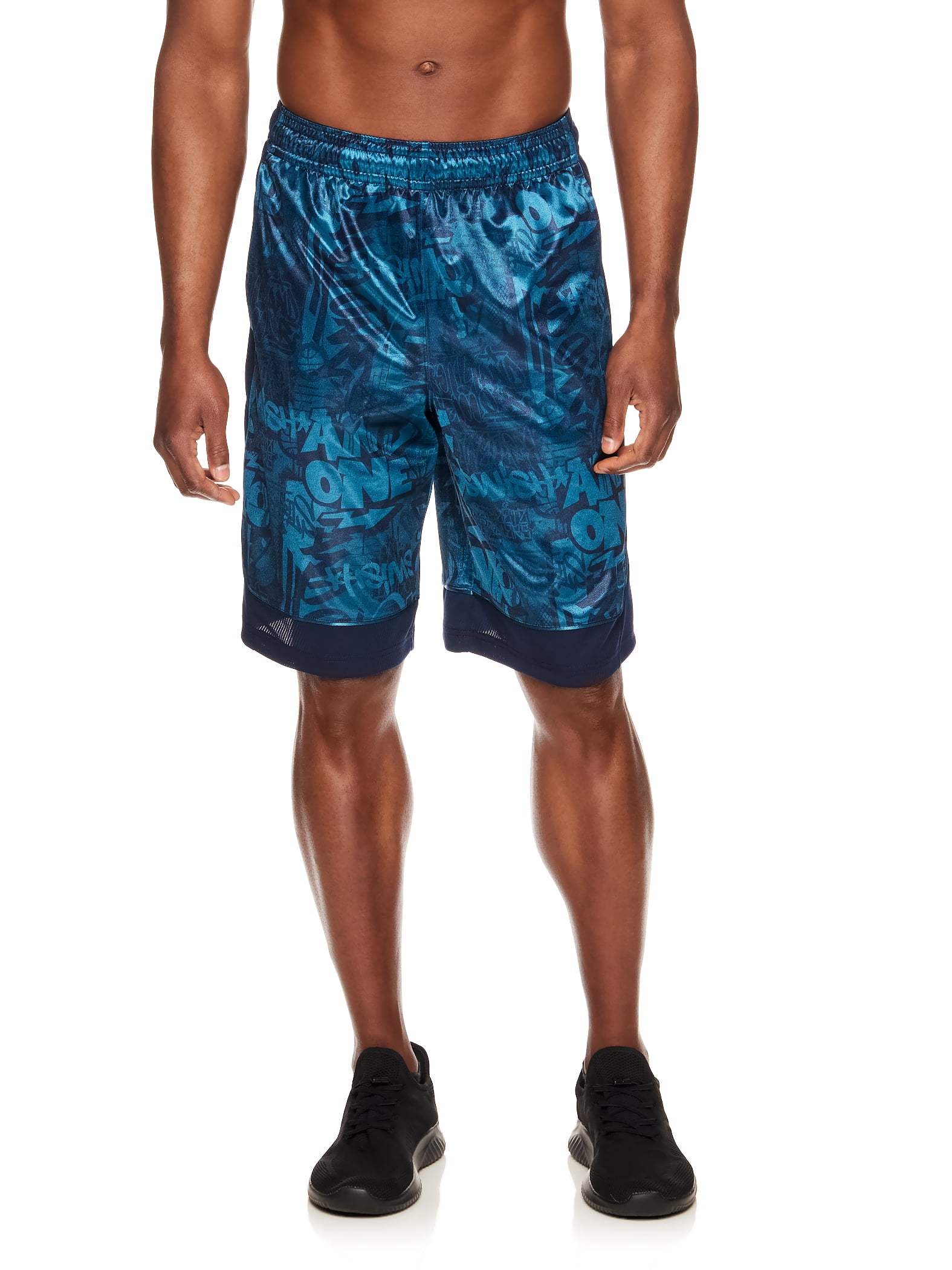And1 Men's and Big Men's All Court Basketball Graffiti Shorts - Walmart.com