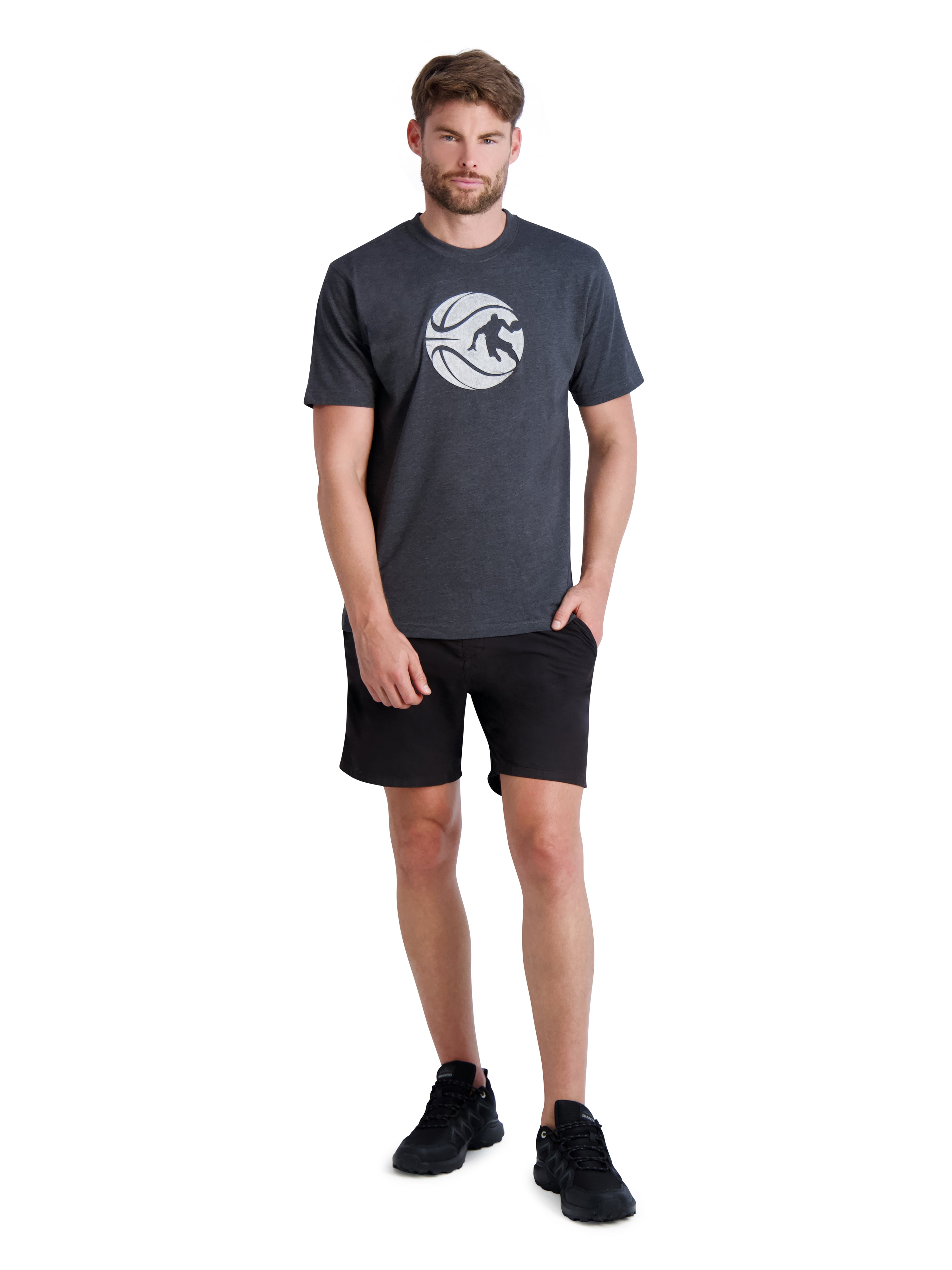 And1 Men's and Big Men's Short Sleeve Recycled Graphic Tee, Up To Size ...