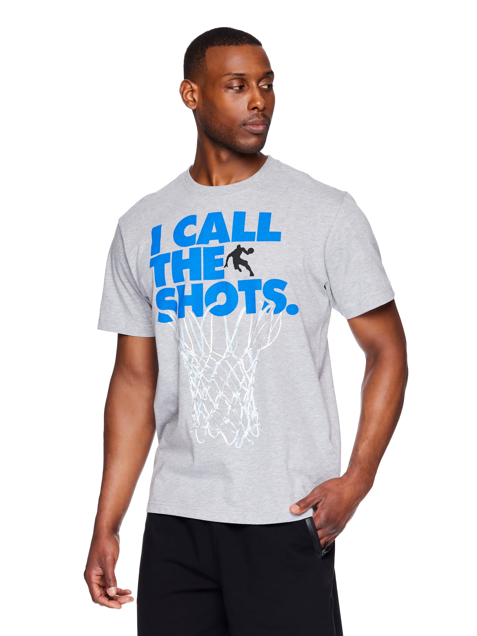 AND1 Men's Shot Caller Graphic Tee, Sizes Up to 5XL, Comfort Activewear ...
