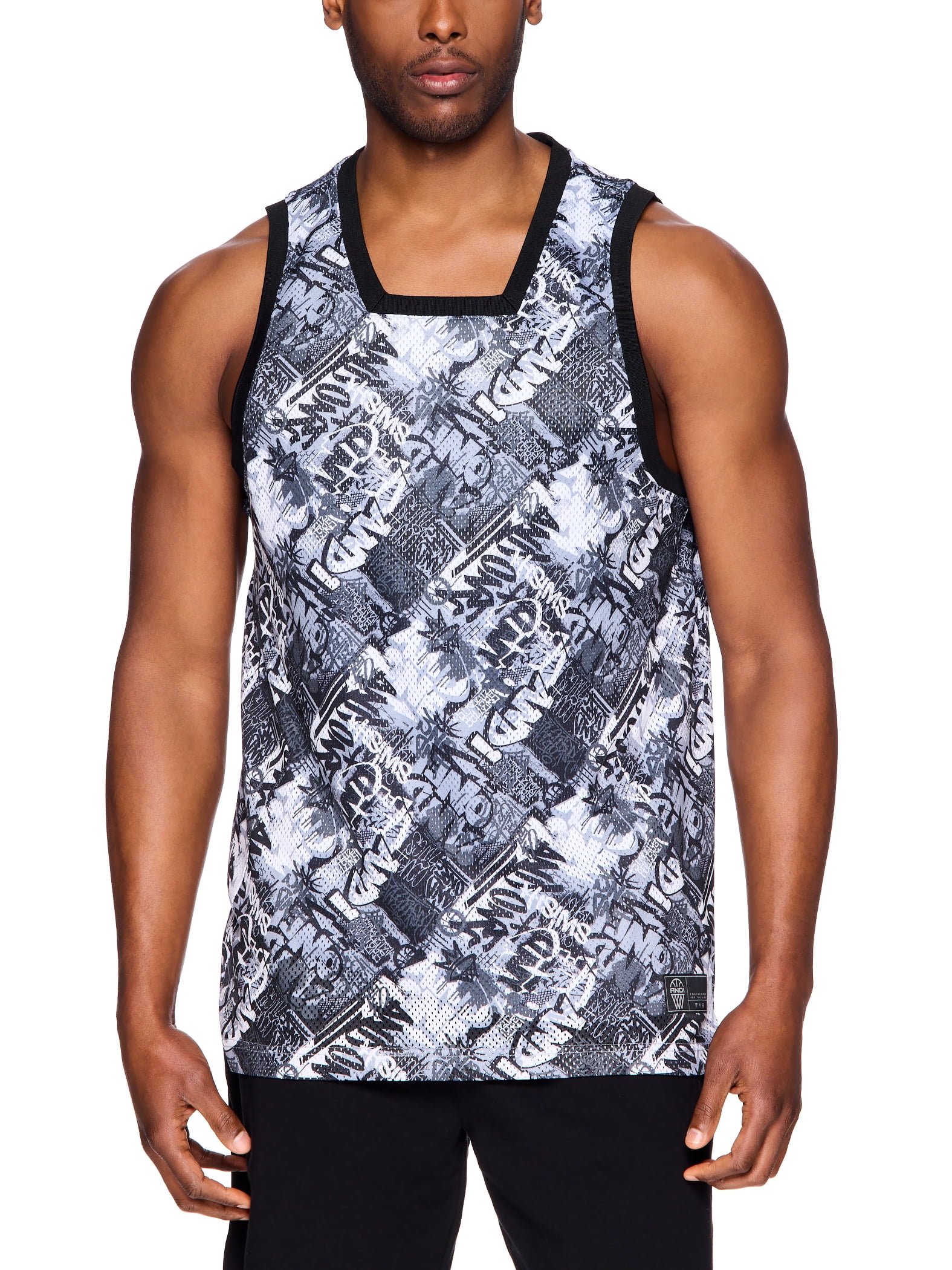 AND1 Men's and Big Men's Wraparound Basketball Tank Top, Sizes S-3XL ...