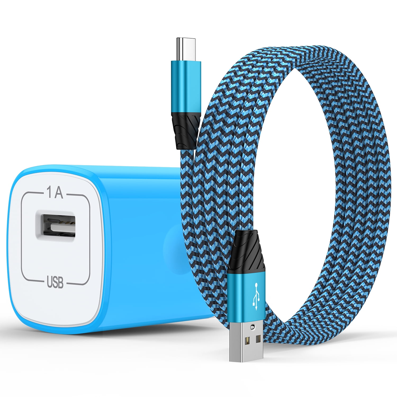 Type C Charger Block, Andhot Wall Charger Adapter with USB to USB C ...
