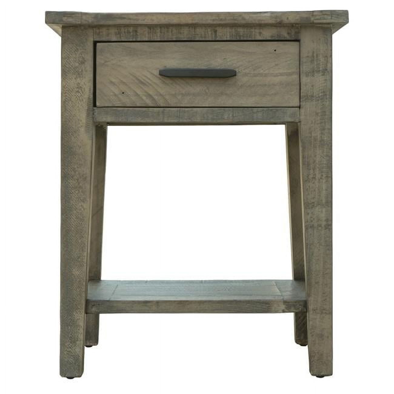 AndMakers Ashford 20" Reclaimed Wood Lamp Table TW-EG-LT01-LA - Walmart.com