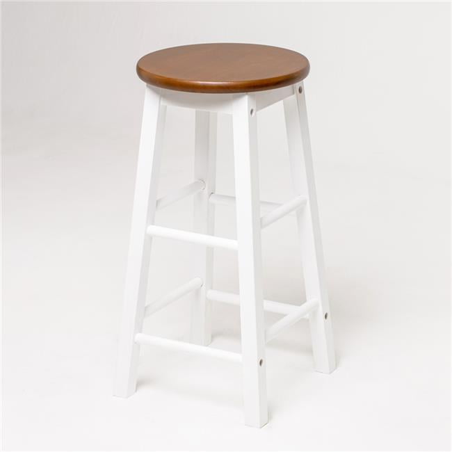 AndMakers HT-SP-2123-AW 24 in. Homestead Solid Wood Backless Mavka ...