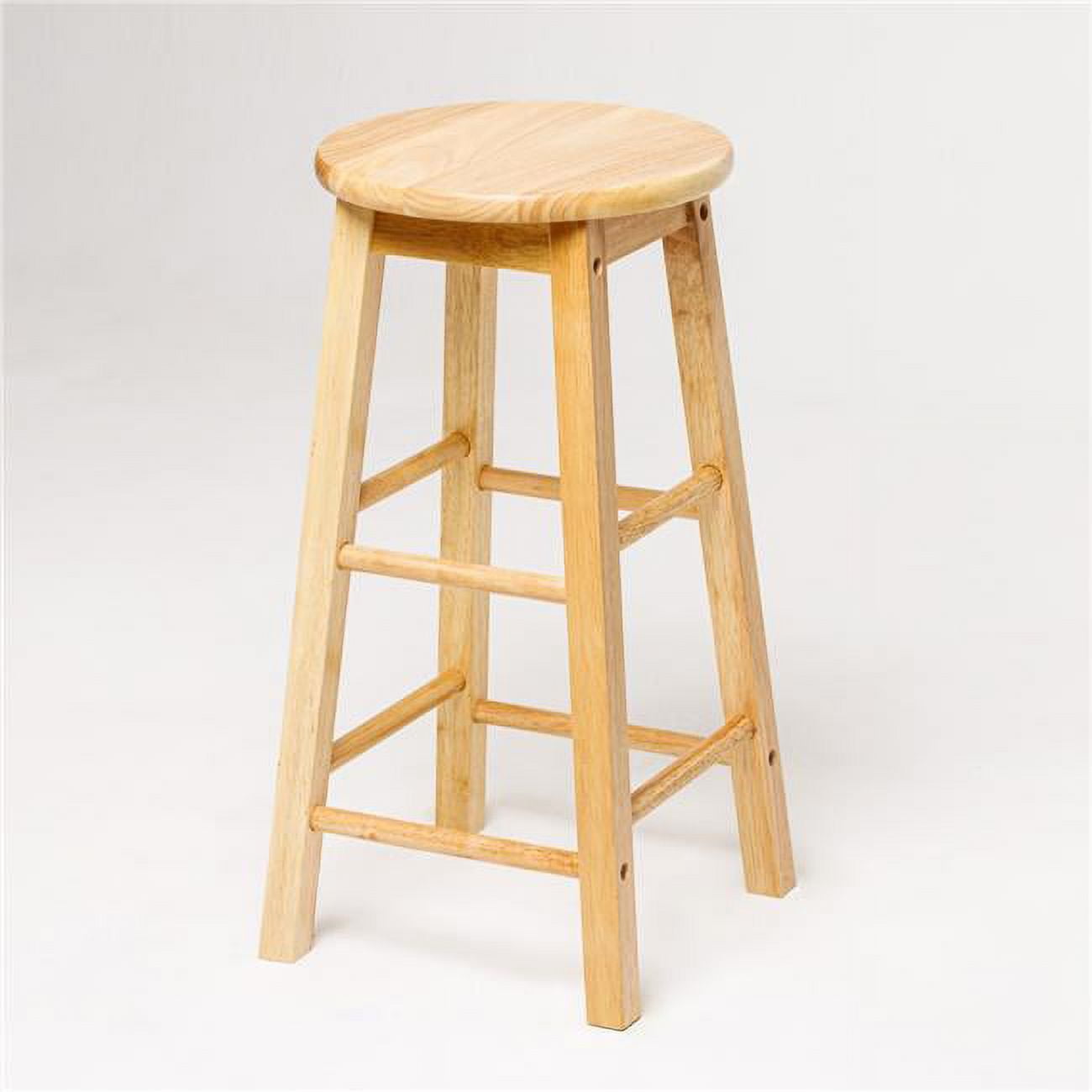 AndMakers HT-SP-2123-N 24 in. Homestead Solid Wood Backless Mavka ...