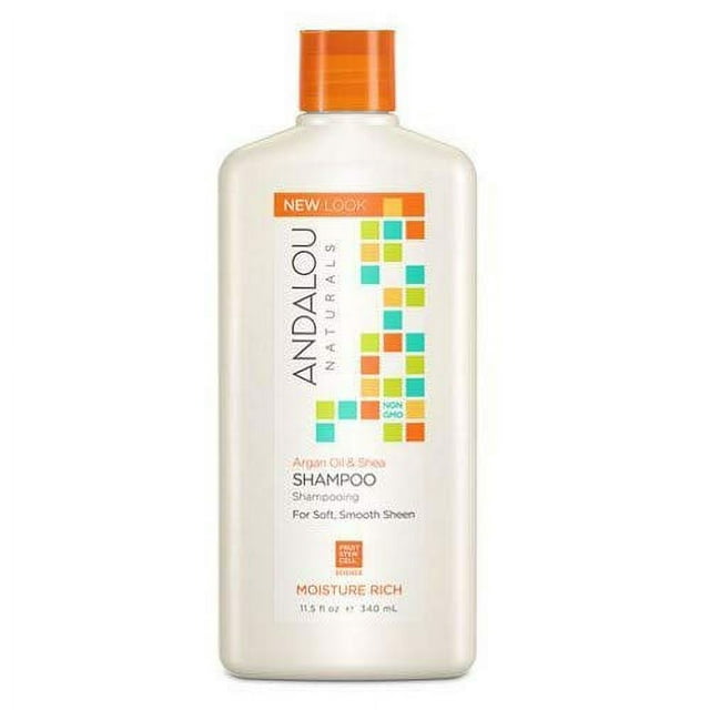Andalou 1001272 Argan Oil & Shea Moisture Rich Shampoo 11.5 oz ...