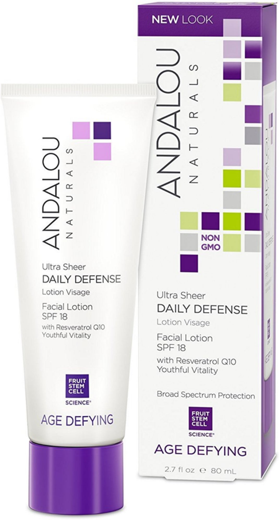 Andalou Naturals Age Defying Ultra Sheer Daily Defense Facial Lotion ...