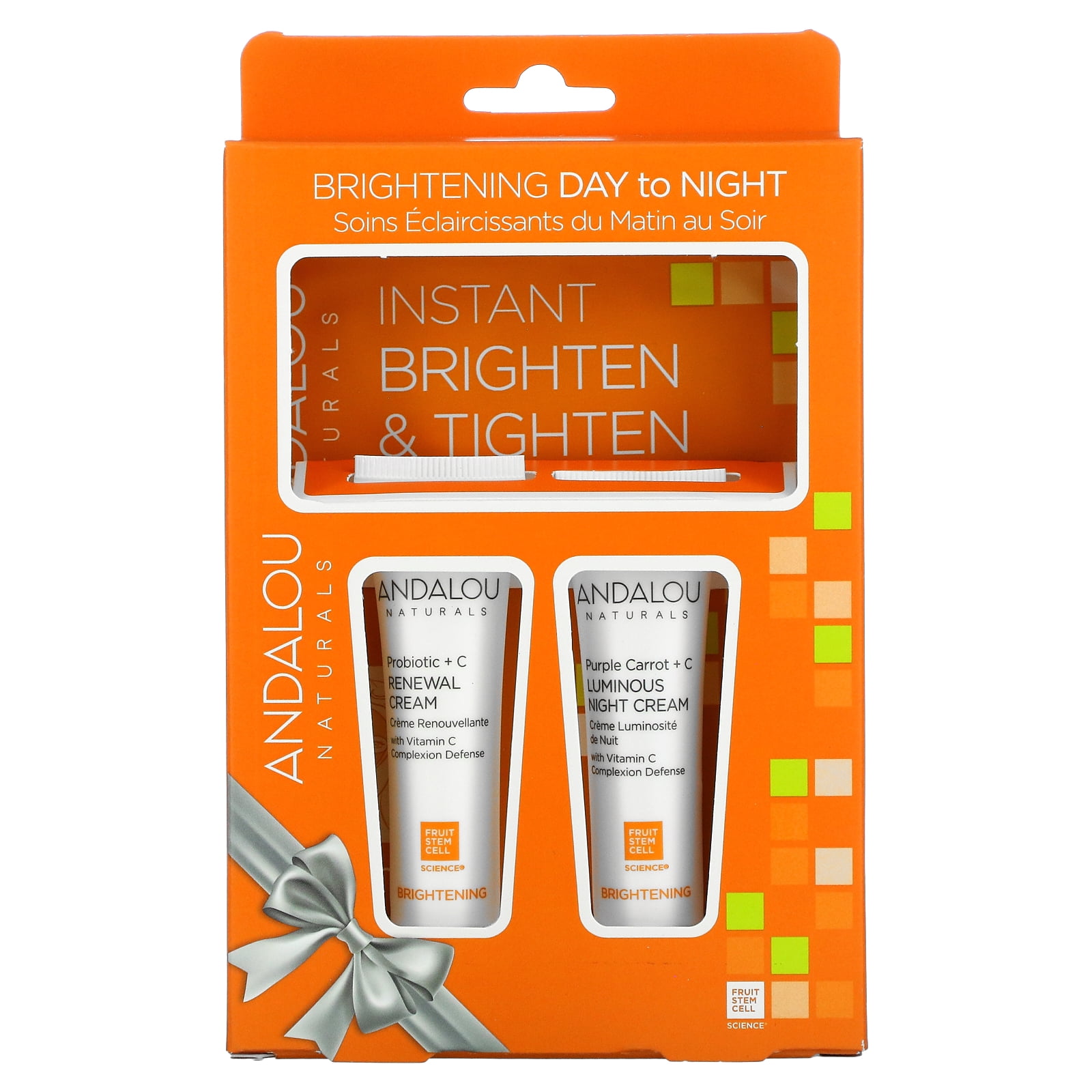 Andalou Naturals, Brightening Day to Night, 3 Piece Kit (1 Pack ...