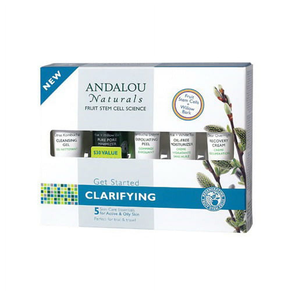 Andalou Naturals Get Started Skin Clarifying Kit - 1 Ea, 6 Pack ...