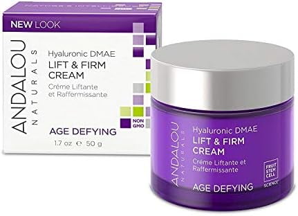 Andalou Naturals Hyaluronic DMAE Lift and Firm Cream, 1.7 Ounce (Pack ...