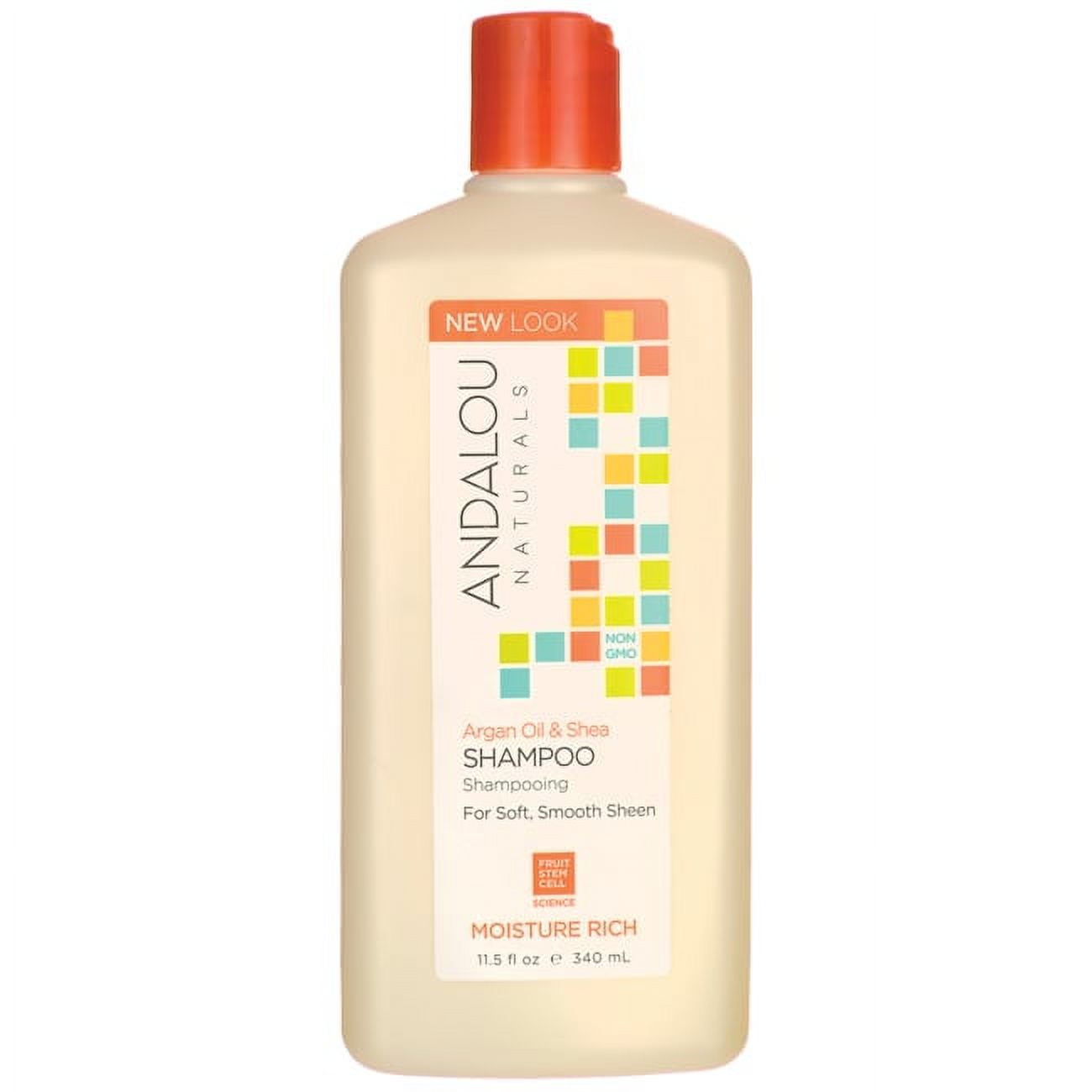 Andalou Naturals Moisture Rich Shampoo - Argan Oil & Shea 11.5 fl oz ...