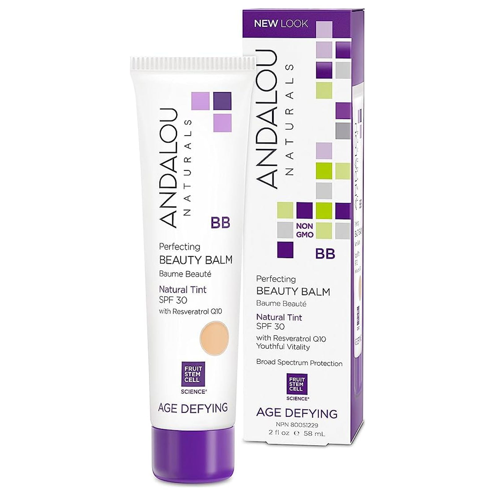 Andalou Naturals Perfecting Bb Beauty Balm Natural Tinted Moisturizer ...