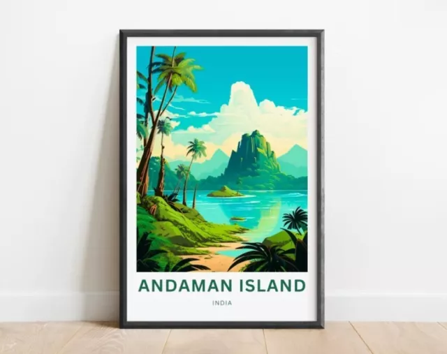 Andaman Island Travel Print - Andaman Island Poster India Wall Art Home ...