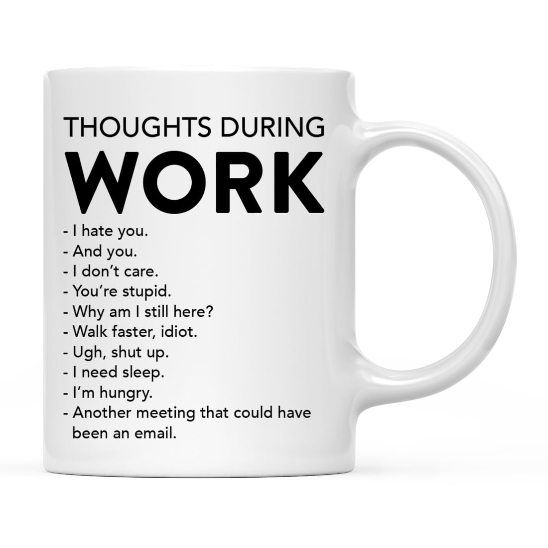 Andaz Funny Profession Work Quote Ceramic Coffee Mug - Walmart.com