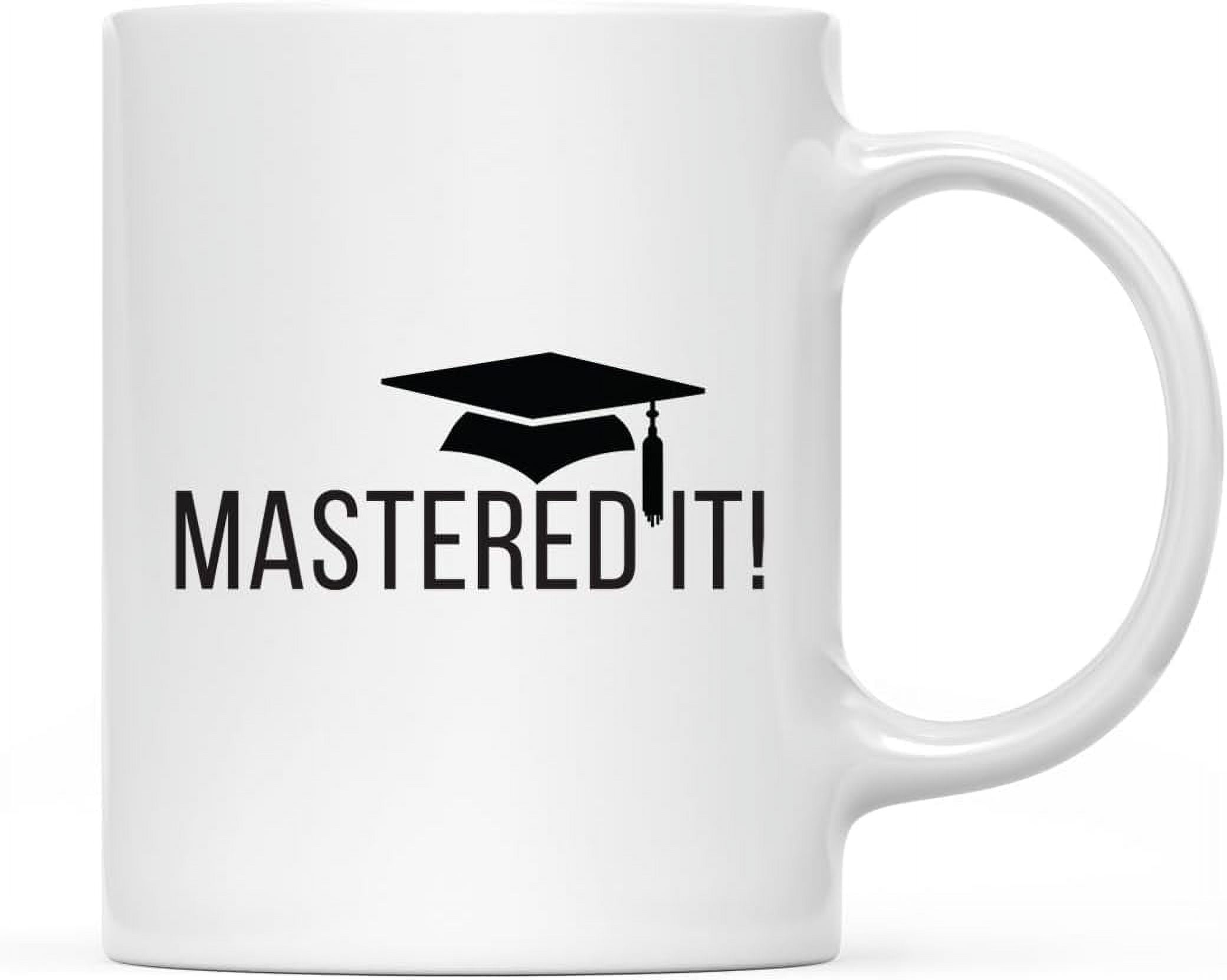 Andaz Press 11oz. Graduation Coffee Mug Gift, Mastered It!, 1-Pack ...