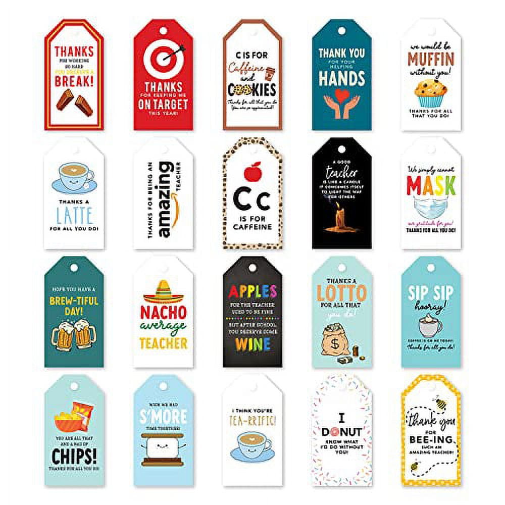 Andaz Press 20-pack, Teacher Appreciation, Back To School Gift Tags ...