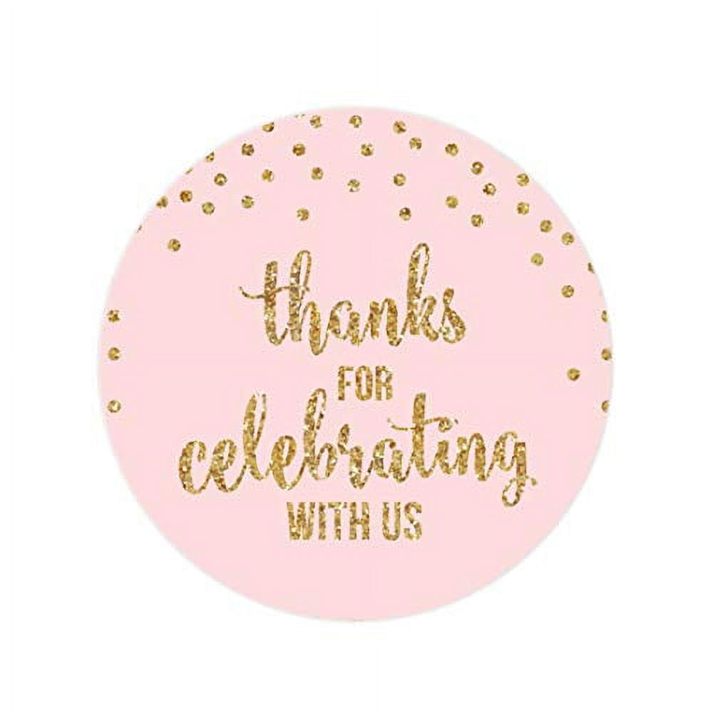 Andaz Press Blush Pink Gold Glitter Girl's 1st Birthday Party ...