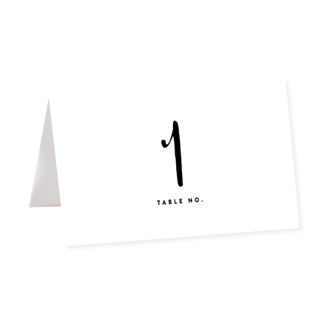 Andaz Press Table Tent Place Cards on Perforated Paper, Formal Black ...