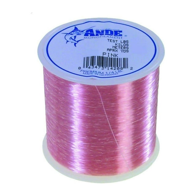 Ande A14-15P Premium Monofilament Fishing Line 1/4 lb Spool 15 lb 750 ...