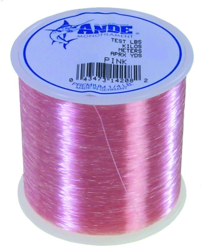 Ande A14-20P Premium Monofilament Fishing Line 1/4 lb Spool 20 lb 600 ...
