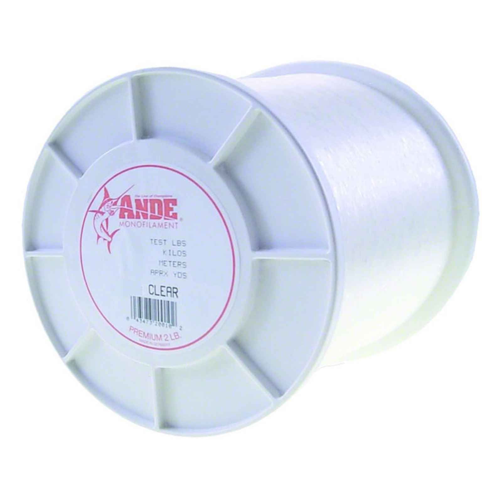 Ande A2-40C Premium Monofilament Fishing Line 2Lb Spool 40 lb 2800 ...