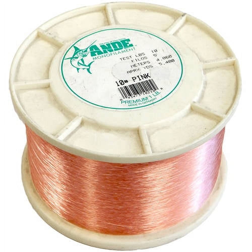 Ande Monofilament Bulk Pink 1# 12# Test - Walmart.com