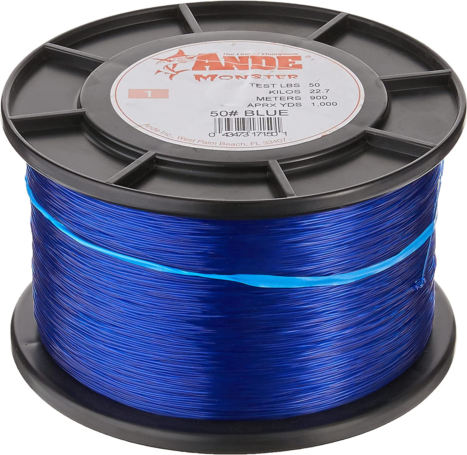 Ande Monster Fishing Lines, 1 lb/ 50 lb, Blue - Walmart.com