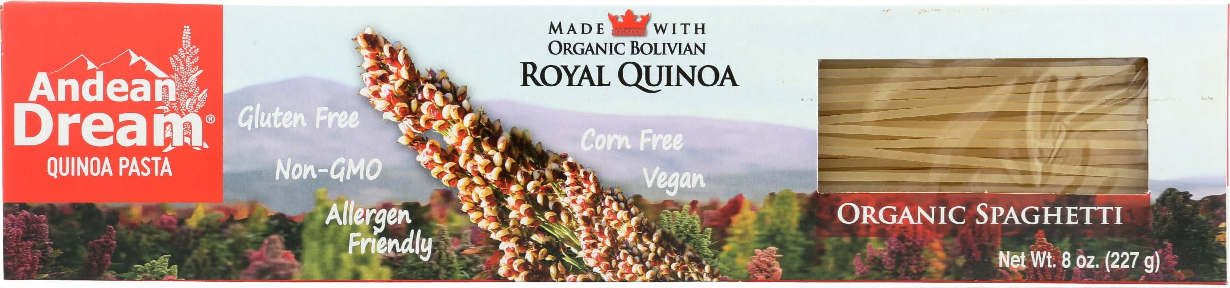Andean Dream Organic Spaghetti Quinoa Pasta, 8 oz - Walmart.com