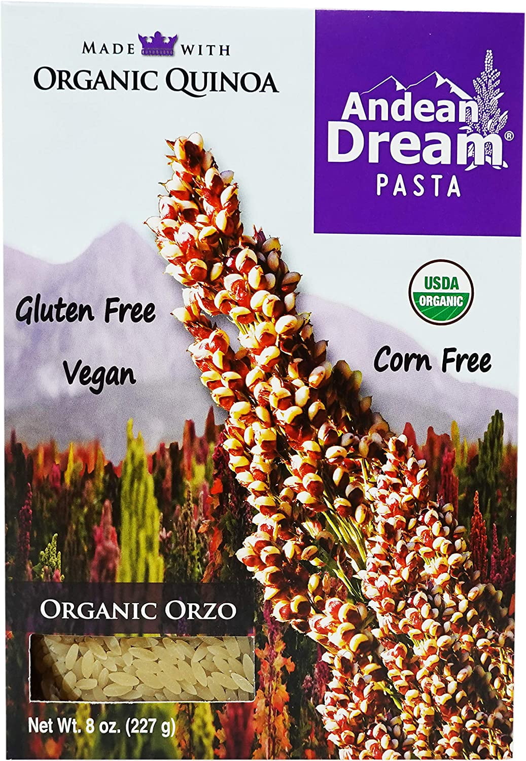 Andean Dream Quinoa Pasta Organic Orzo -- 8 oz - Walmart.com