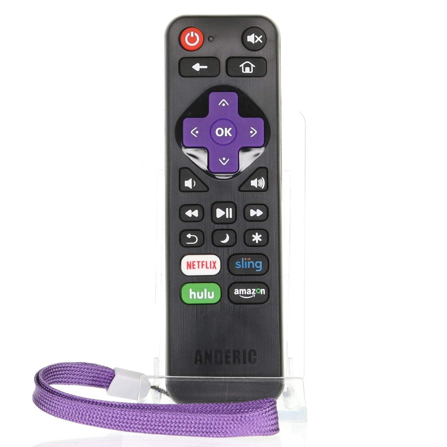 Anderic For Roku RC280 | RC-AFIR | RC-ALIR TV Remote Control | ONN ...