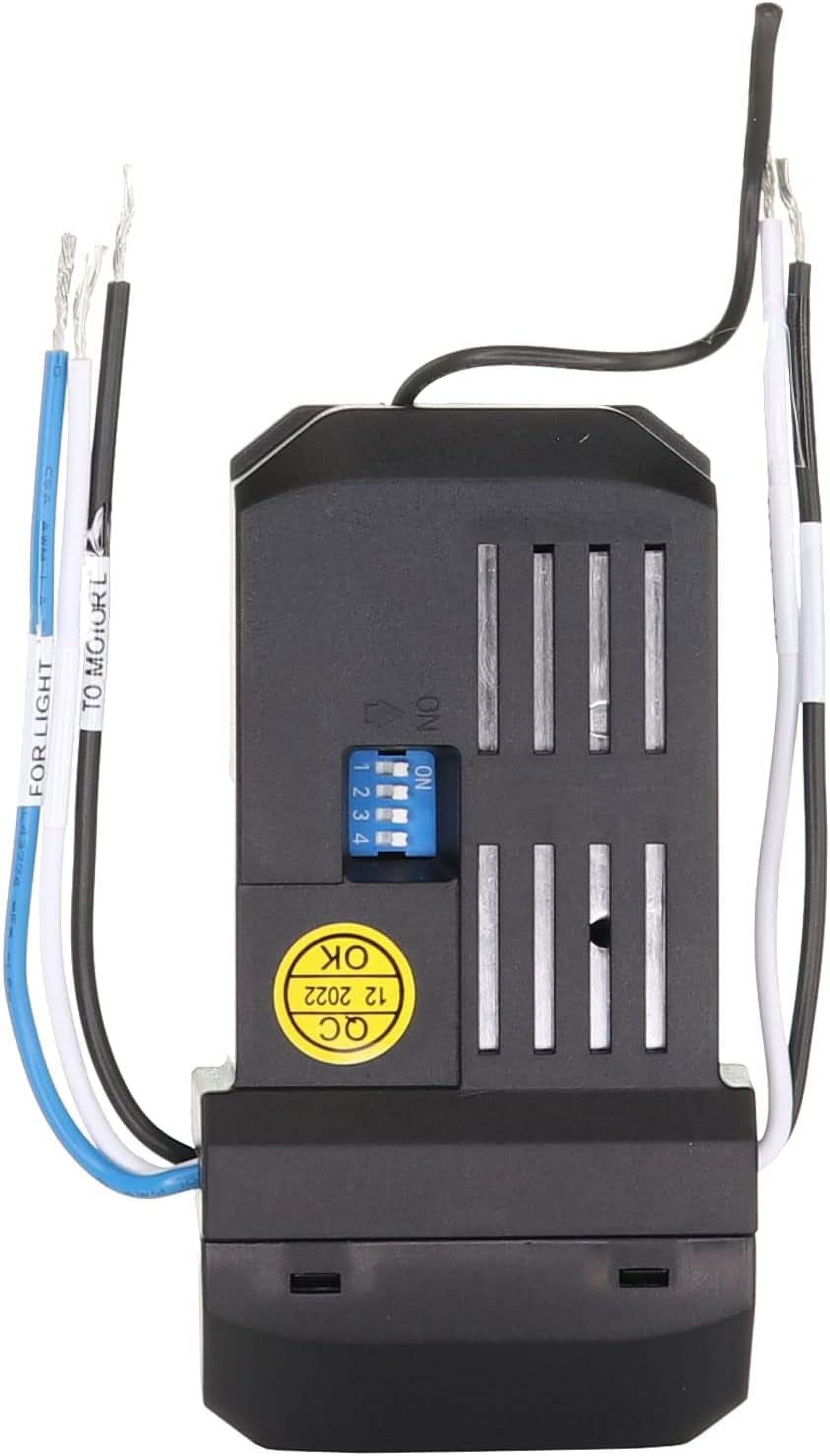 Anderic Replacement UC7067FMRX Universal Ceiling fan Receiver for 3 ...