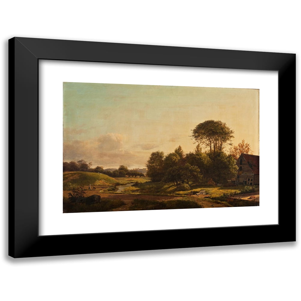 Anders Christian Lunde 14x11 Black Modern Framed Museum Art Print ...