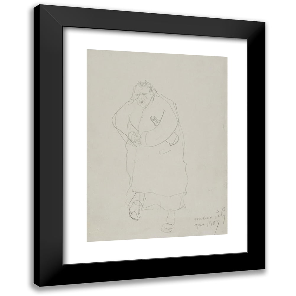 Anders Zorn 11x14 Black Modern Framed Museum Art Print Titled - Self ...